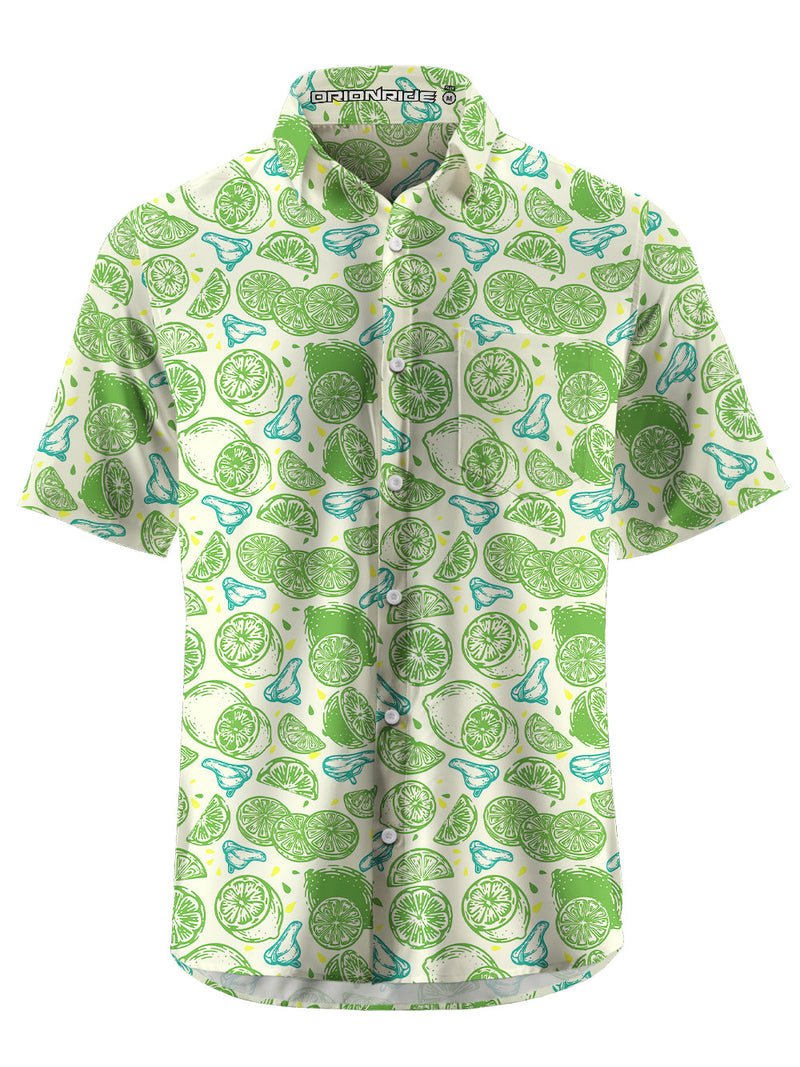 Orionride Juicy Lemon Ultra Lightweight Short Sleeves Hawaiian shirt
