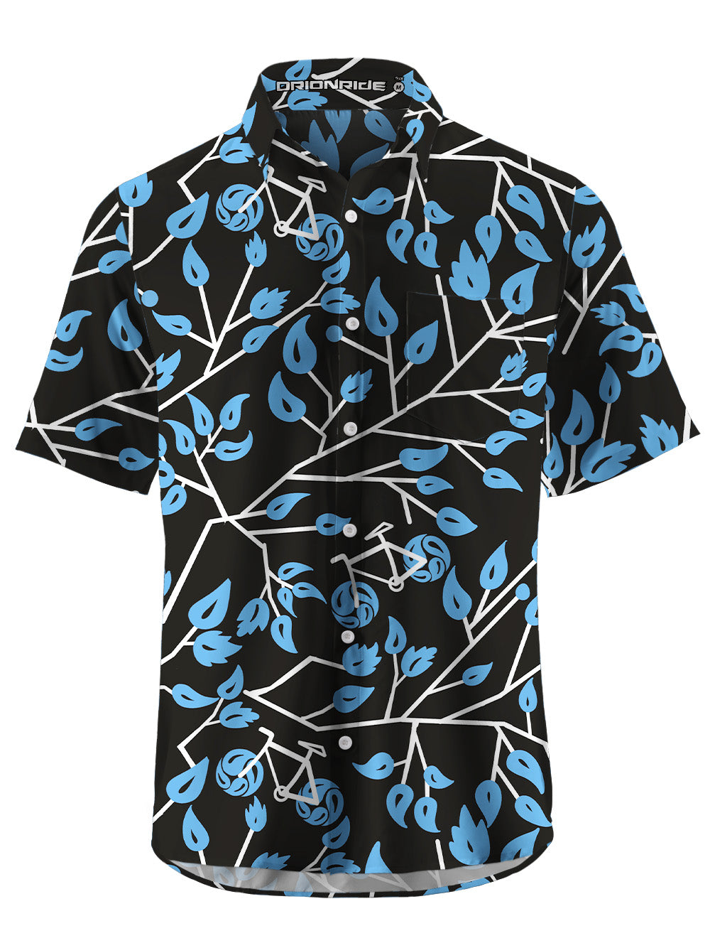 Orionride Quiet Forest Zipper Pockets Ultra Lightweight Short Sleeves