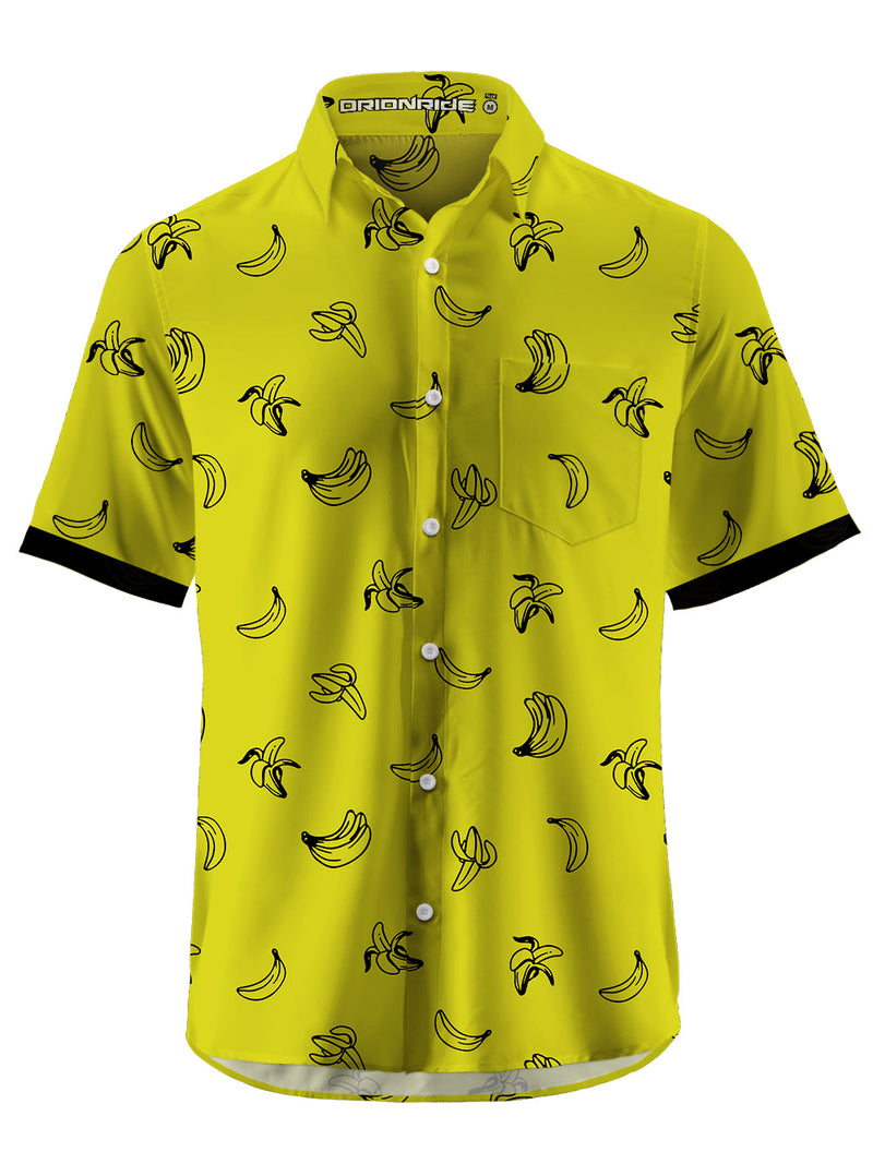 Orionride Banana Ultra Lightweight Short Sleeves Hawaiian shirt