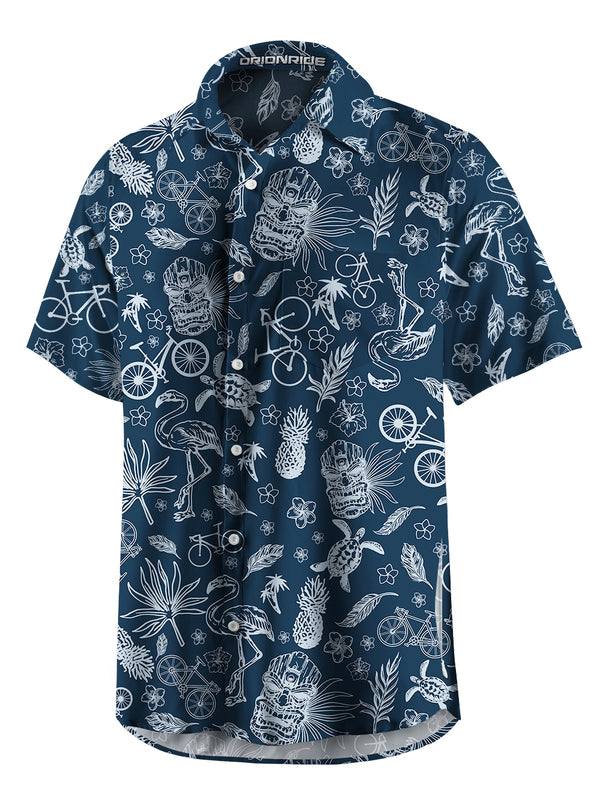 Orionride Short Sleeves Marine Life Zipper Pockets Ultra Lightweight G