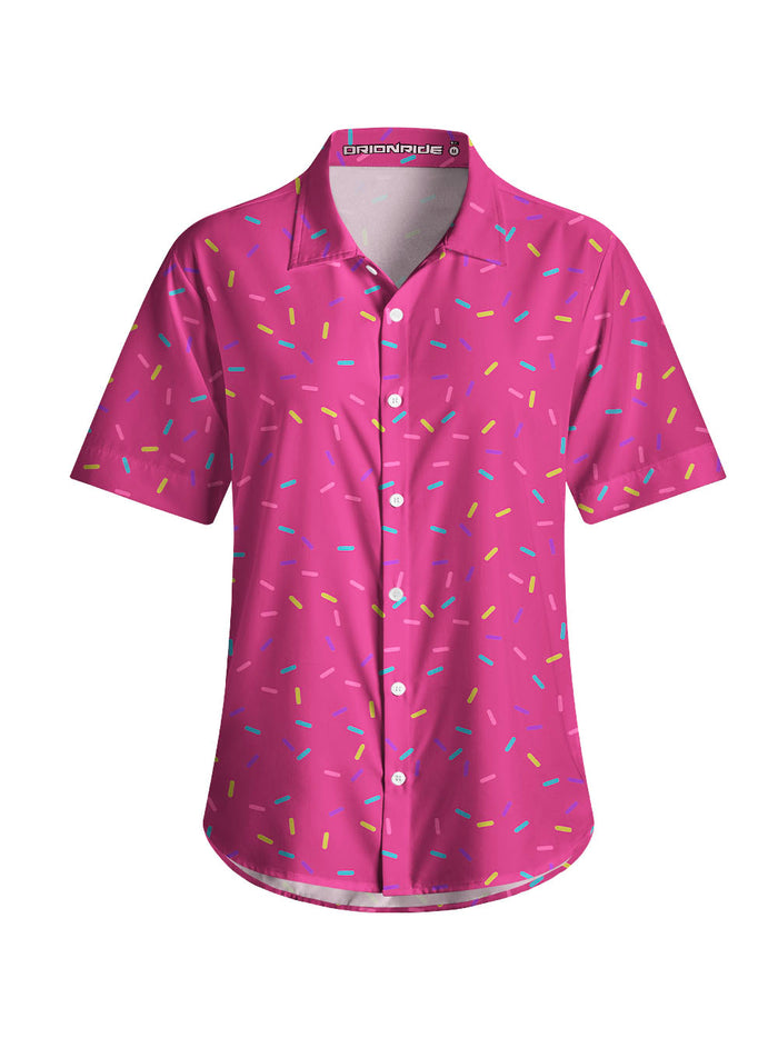 Orionride Donuts In Pocket Zipper Pockets Ultra Lightweight Short Slee