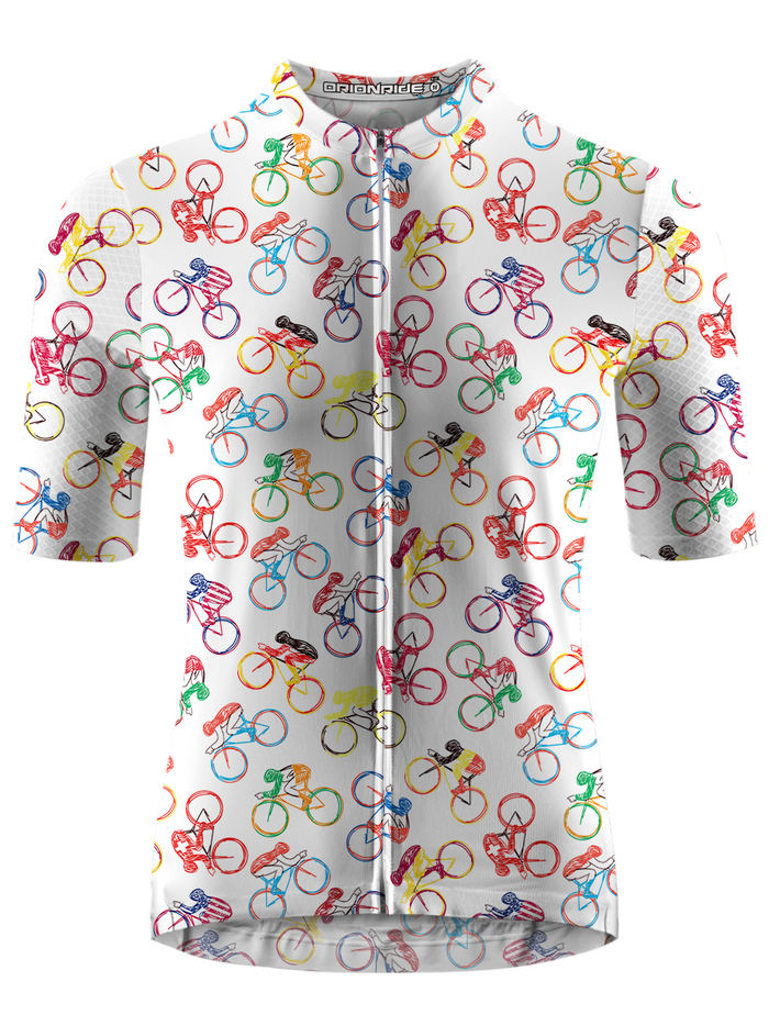 Orionride Cycling Without Borders Short Sleeves Cycling Jersey