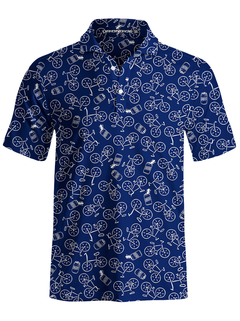 Orionride Beer Bike Men's Polo Shirt