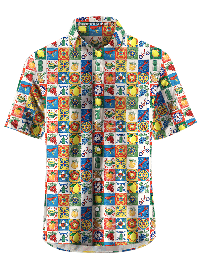 Orionride Fruits And Gears Ultra Lightweight Short Sleeves Hawaiian sh